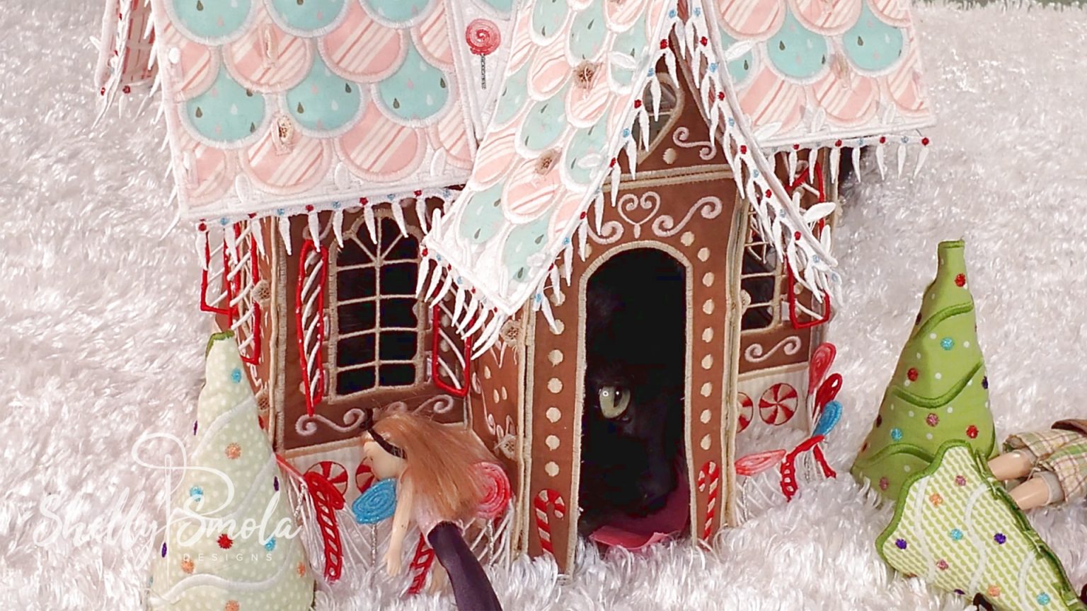 Candy Lane Cottage - Shelly Smola Designs - Machine Embroidery Design ...