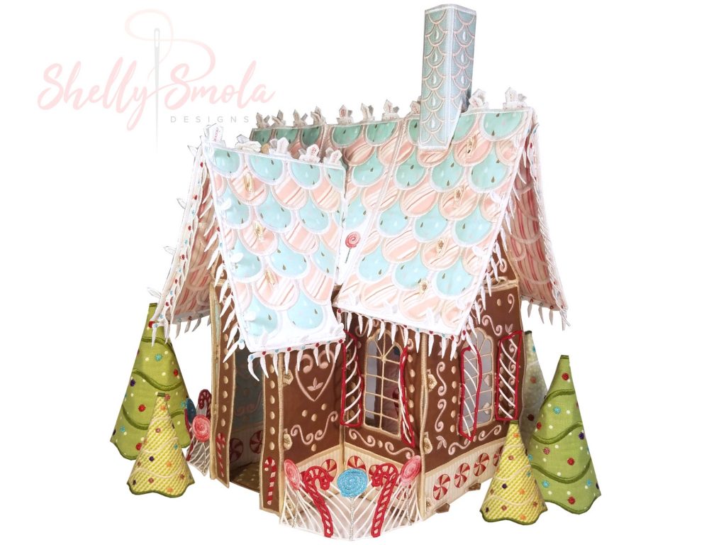 Candy Lane Cottage - Shelly Smola Designs - Machine Embroidery Design ...