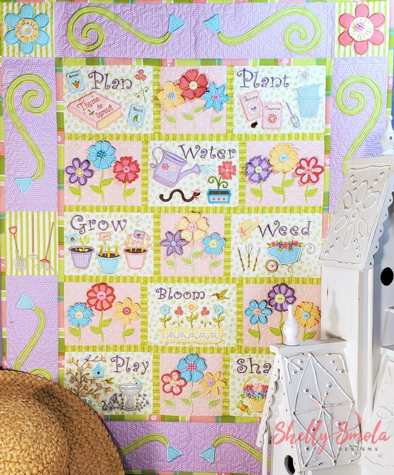 Flirty Flowers - Shelly Smola Designs - Machine Embroidery Designs ...
