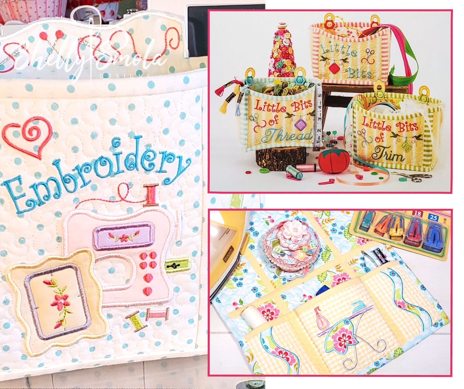 Sewing Room Projects - Shelly Smola Designs - Machine Embroidery ...