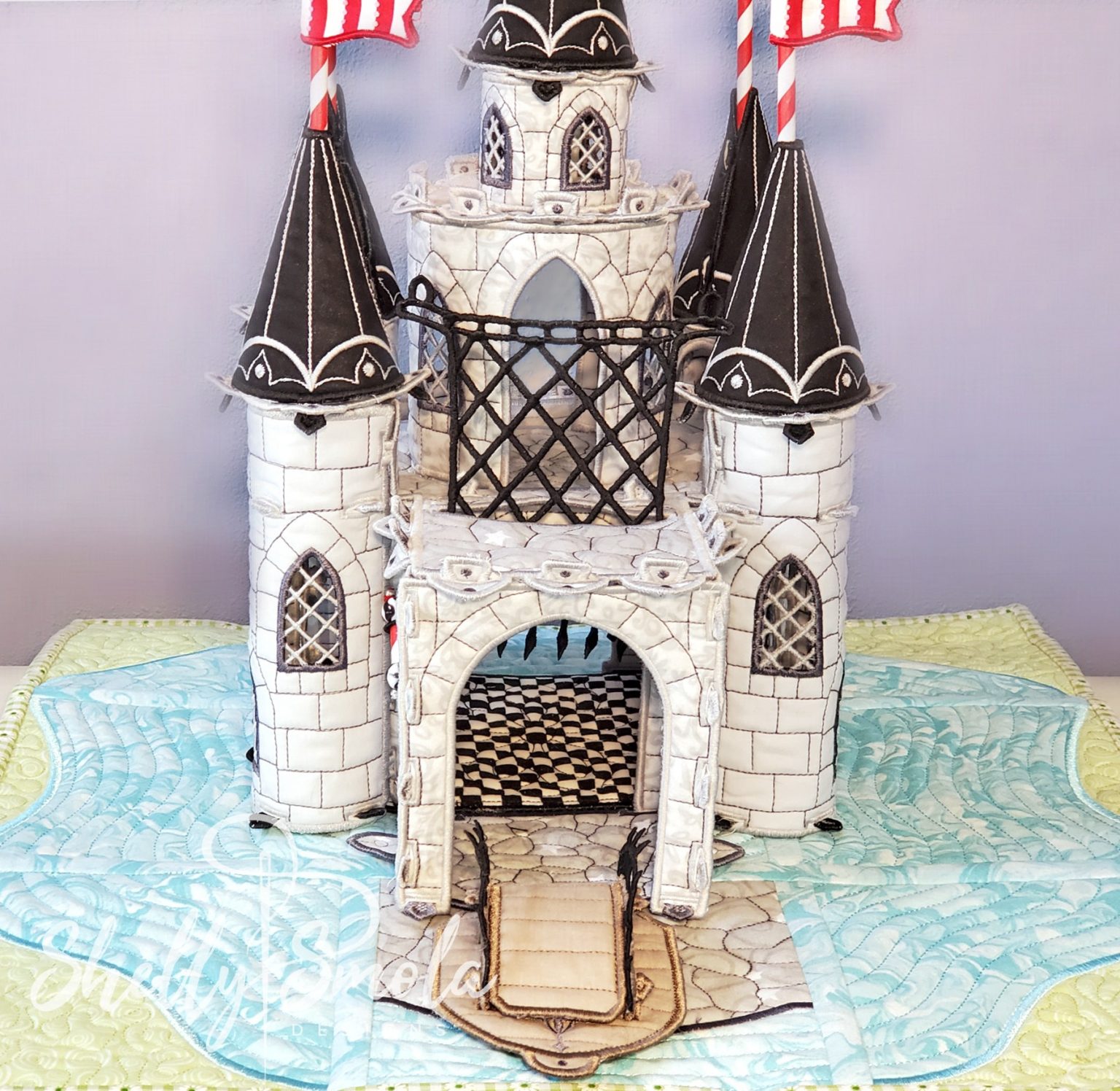 Once Upon a Time Castle - Shelly Smola Designs - Machine Embroidery ...