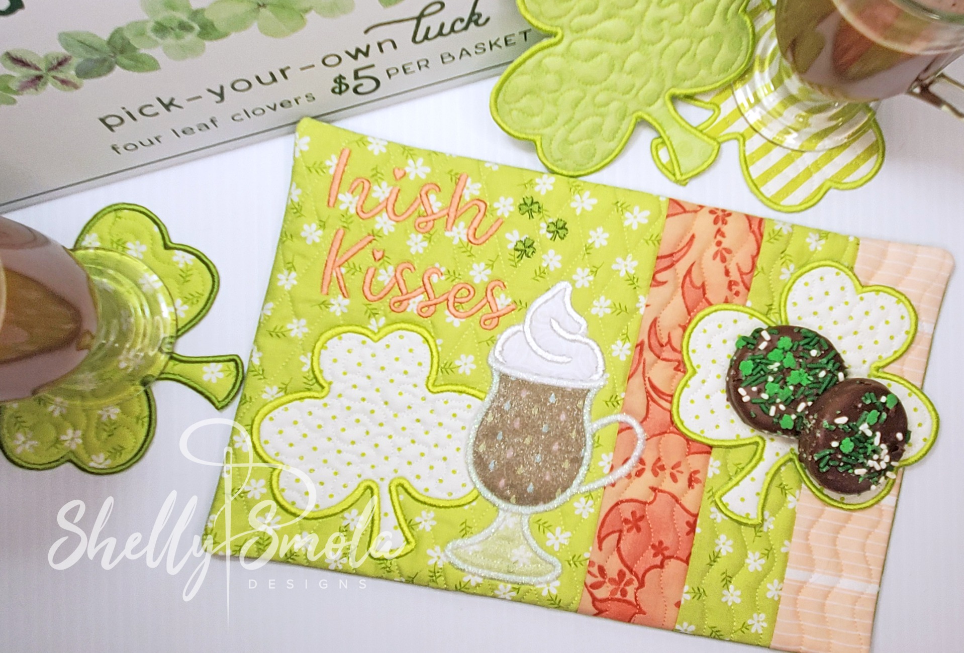 Irish Kisses - Shelly Smola Designs - Machine Embroidery - Shelly Smola ...