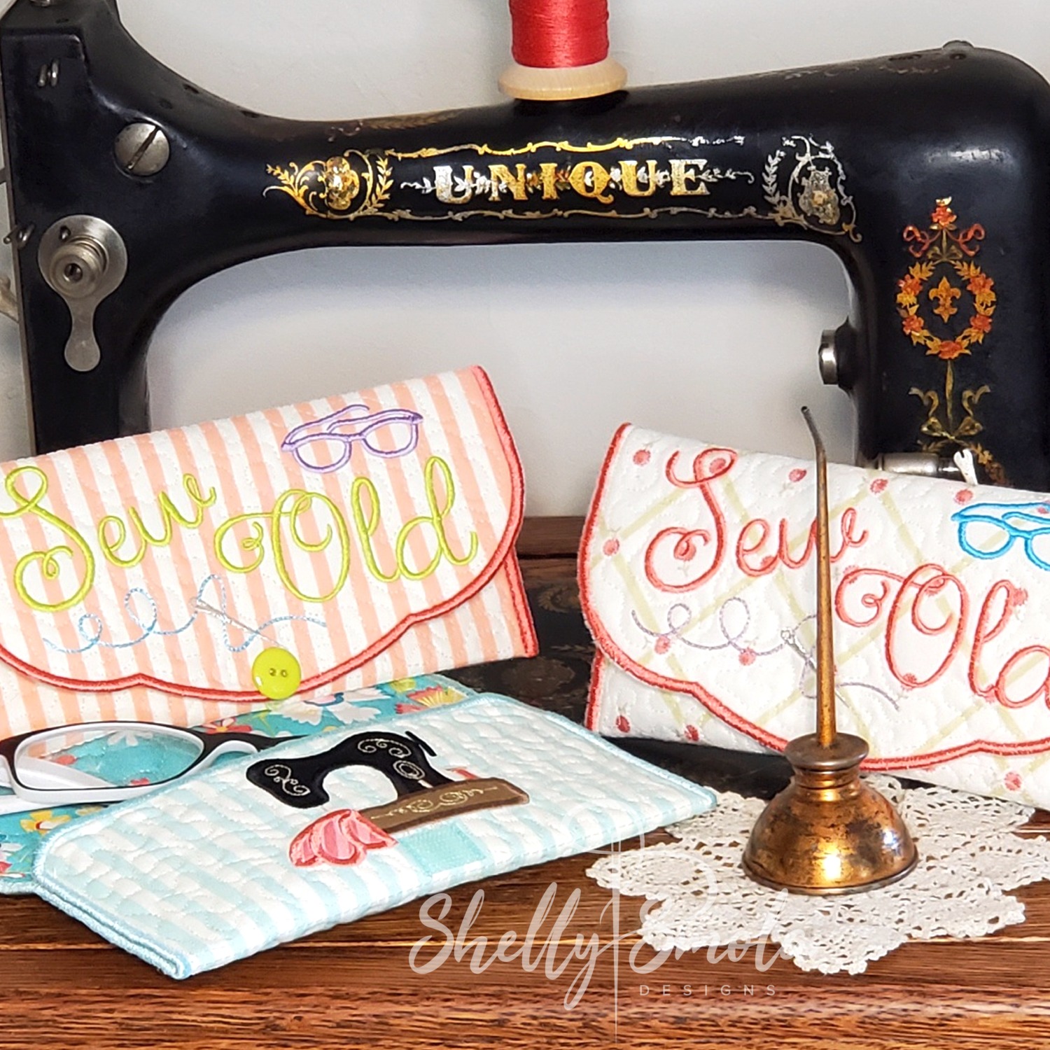 Sew Old - Shelly Smola Designs - Machine Embroidery - Shelly Smola Designs