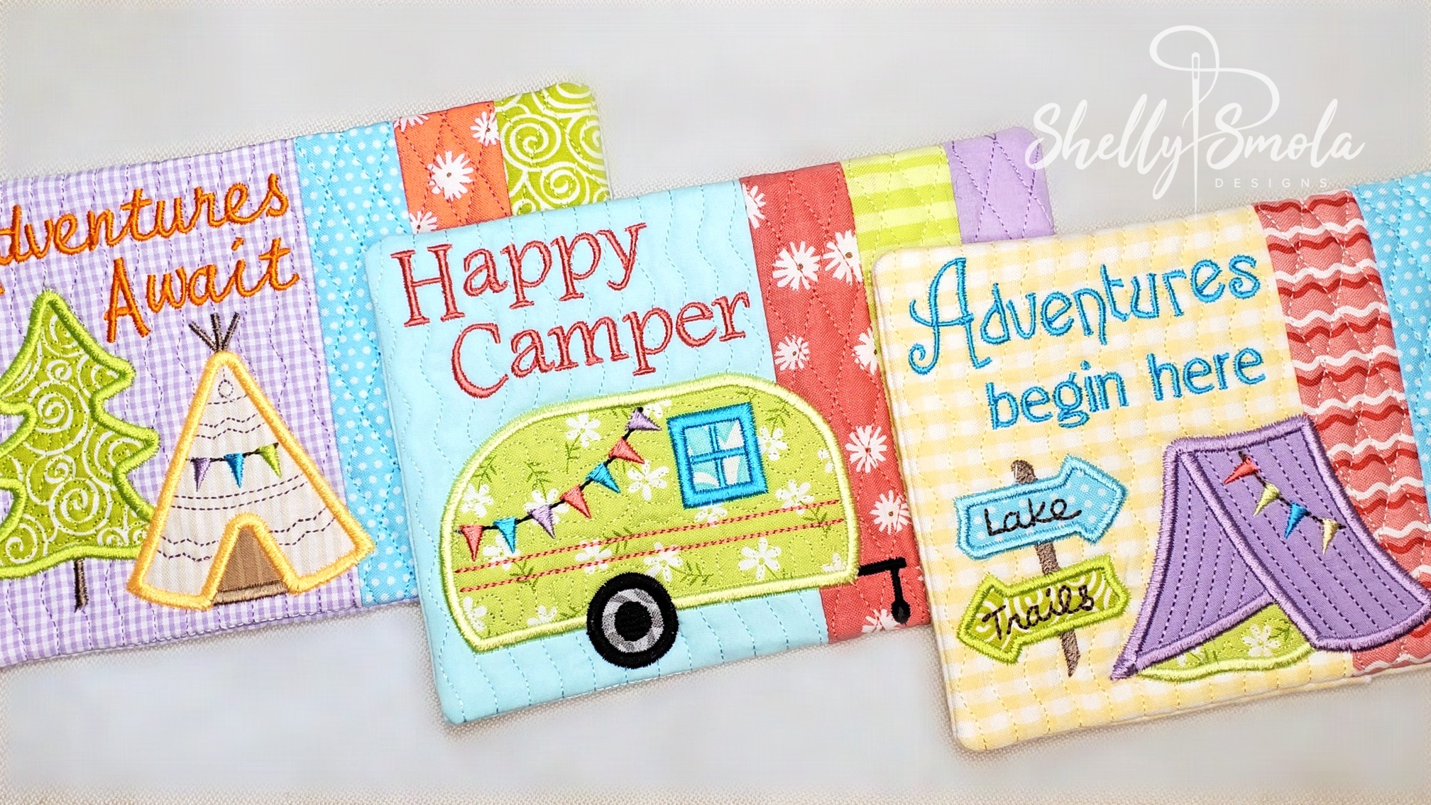 Happy Camper - Shelly Smola Designs - Machine Embroidery Designs ...