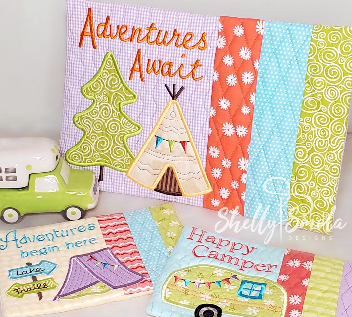 Happy Camper - Shelly Smola Designs - Machine Embroidery Designs ...