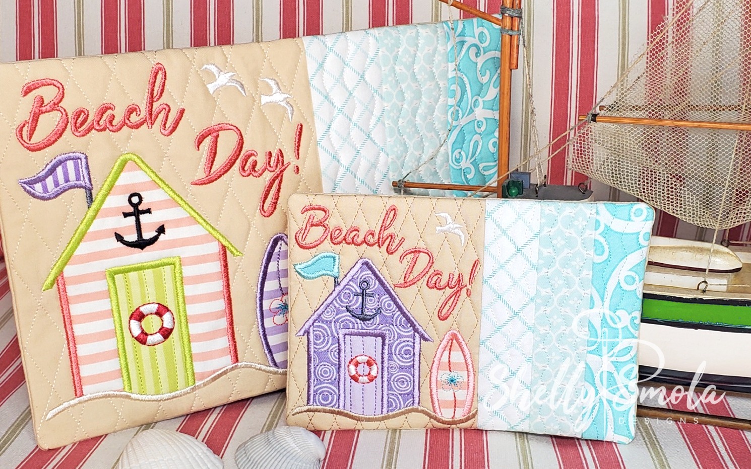 Beach Day - Shelly Smola Designs - Machine Embroidery Designs - Shelly ...