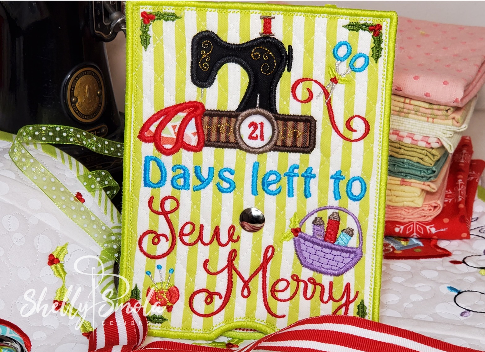 Sew Jolly Countdown - Shelly Smola Designs - Holiday Embroidery ...