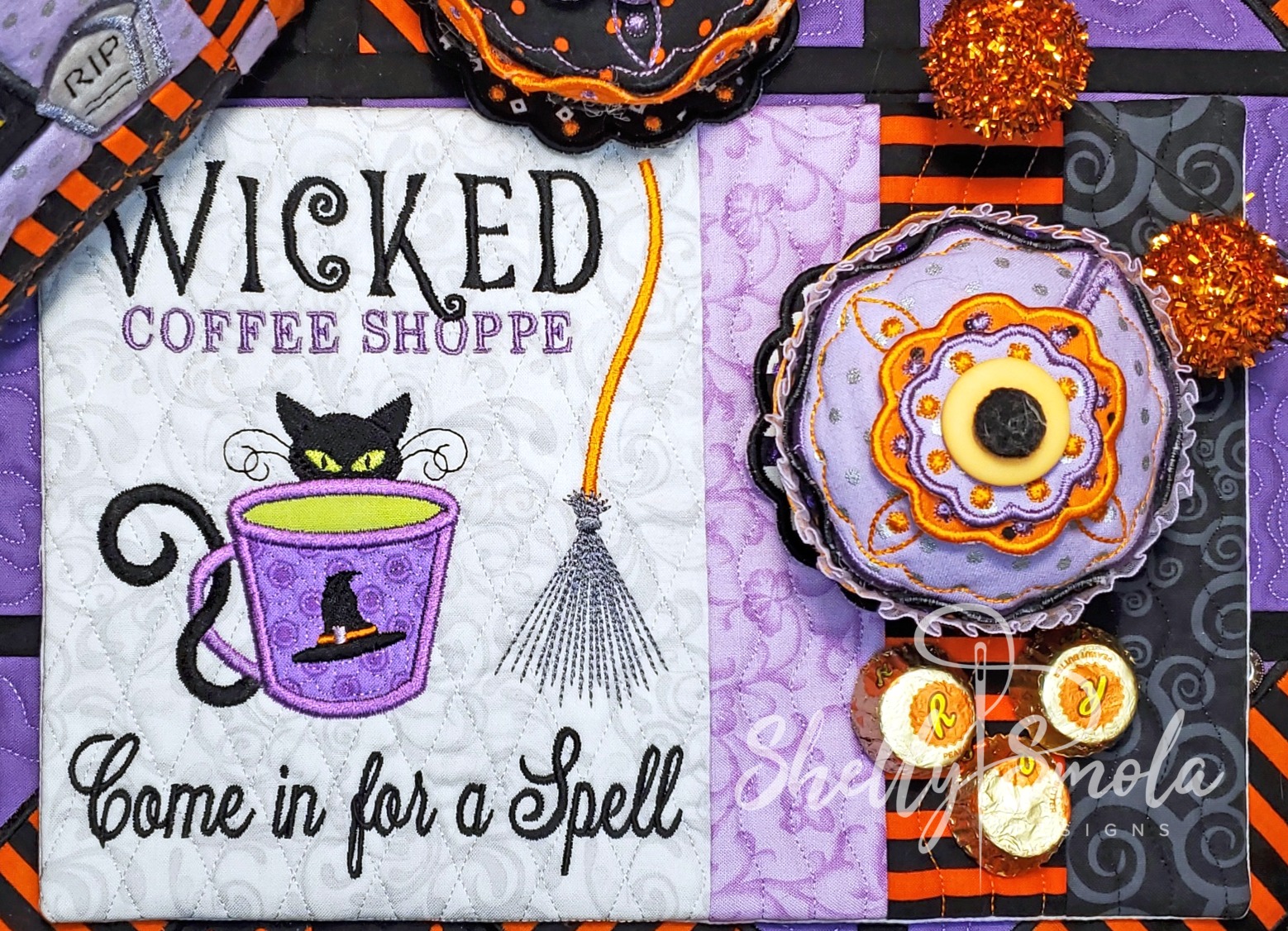 Wicked Coffee Shoppe - Shelly Smola Designs - Embroidery - Shelly Smola ...