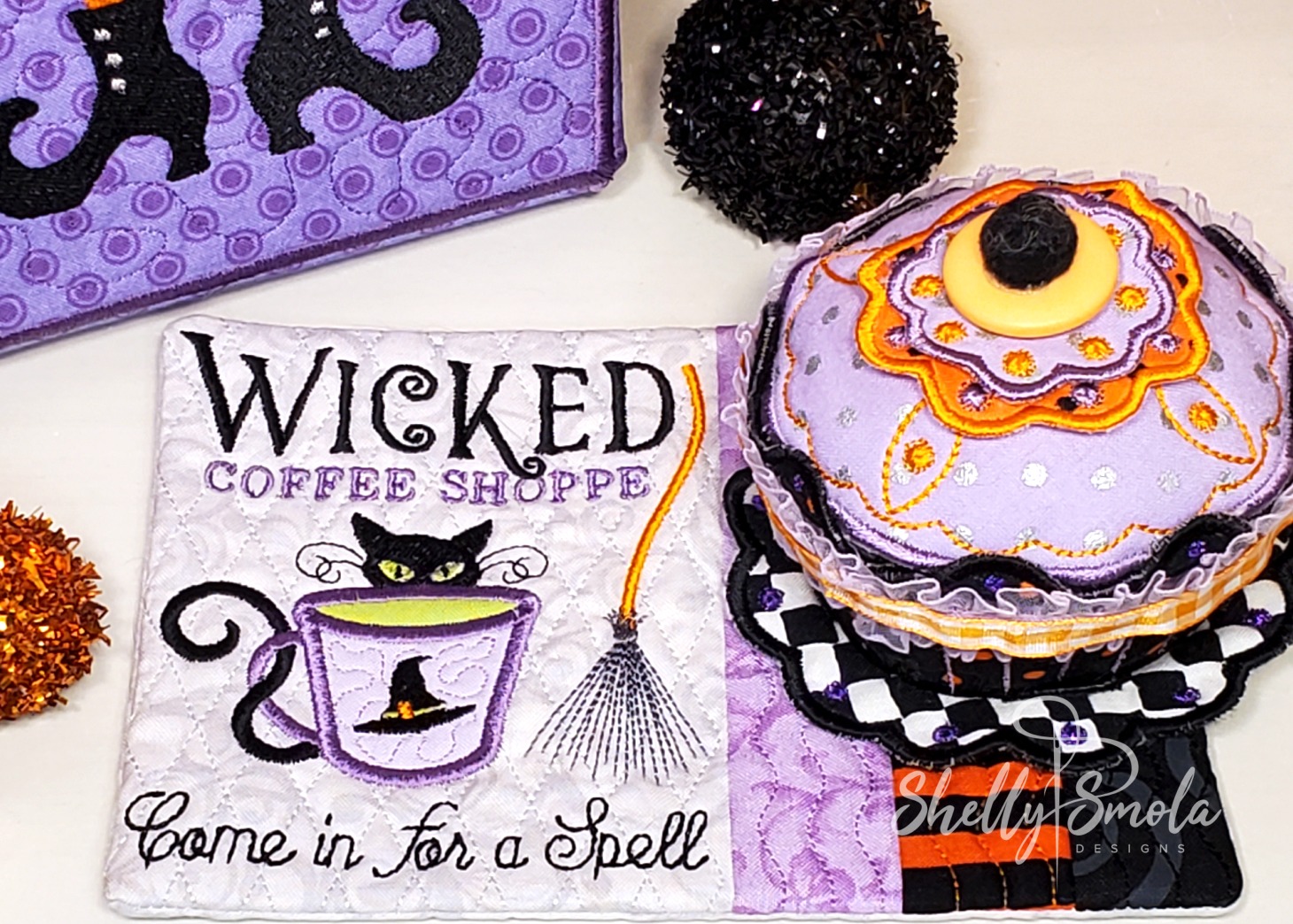 Wicked Coffee Shoppe - Shelly Smola Designs - Embroidery - Shelly Smola ...