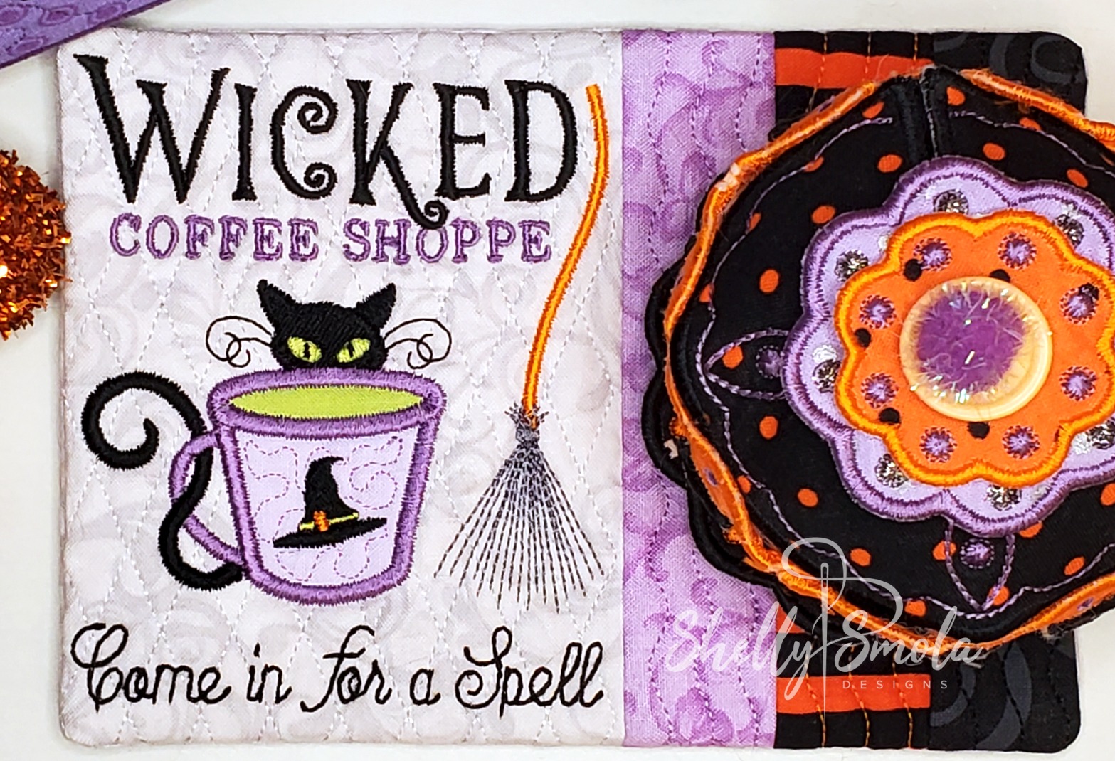 Wicked Coffee Shoppe - Shelly Smola Designs - Embroidery - Shelly Smola ...