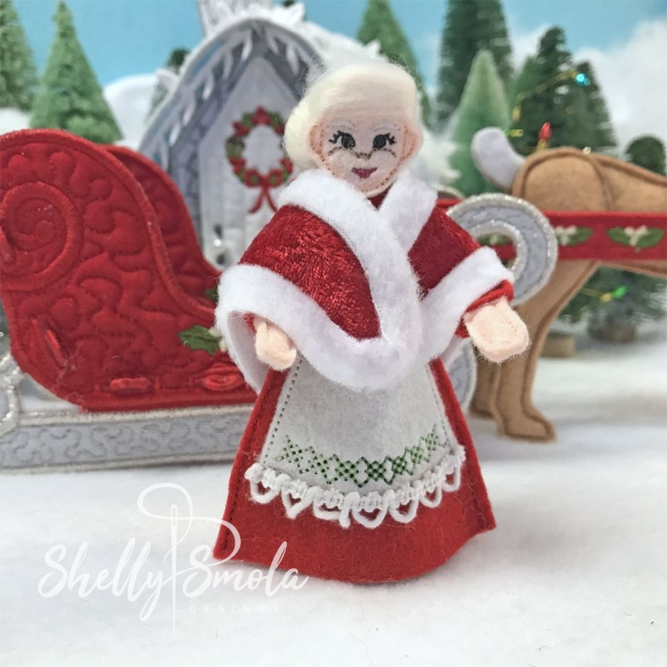 Santa's Sleigh - Shelly Smola Designs - Machine Embroidery Designs ...
