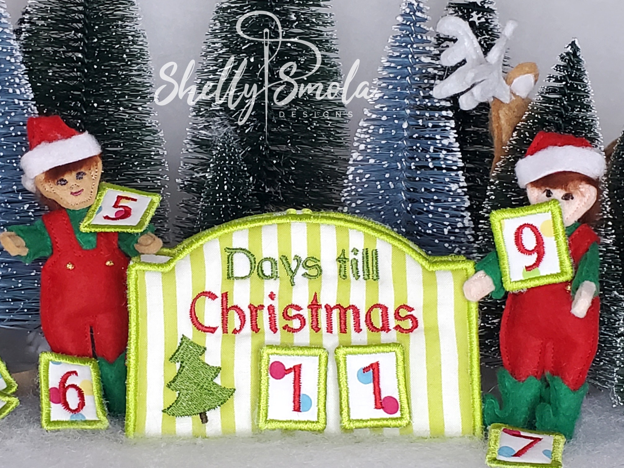 Santa's Workshop - Shelly Smola Designs - Machine Embroidery - Shelly ...