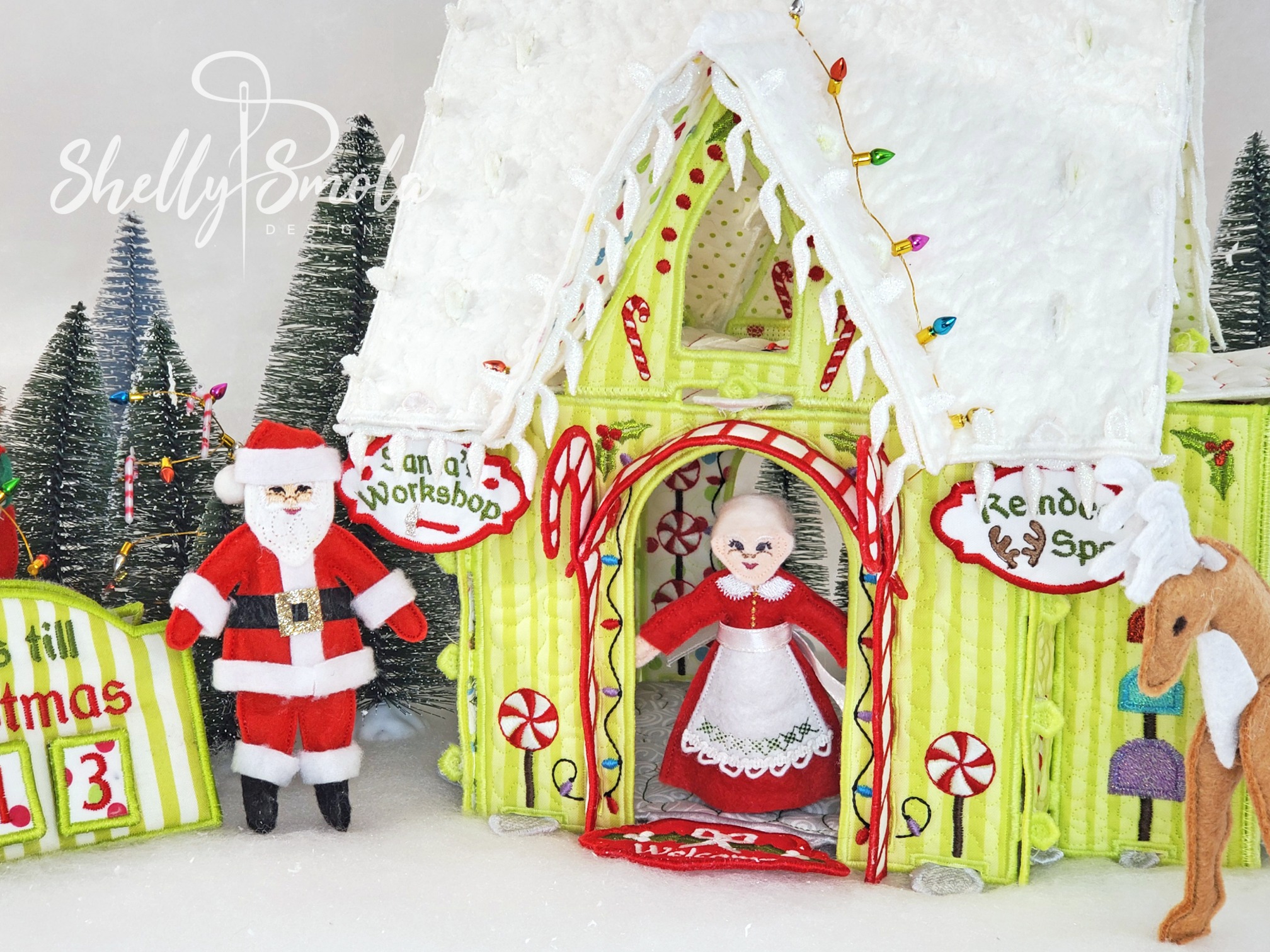 Santa's Workshop - Shelly Smola Designs - Machine Embroidery - Shelly ...
