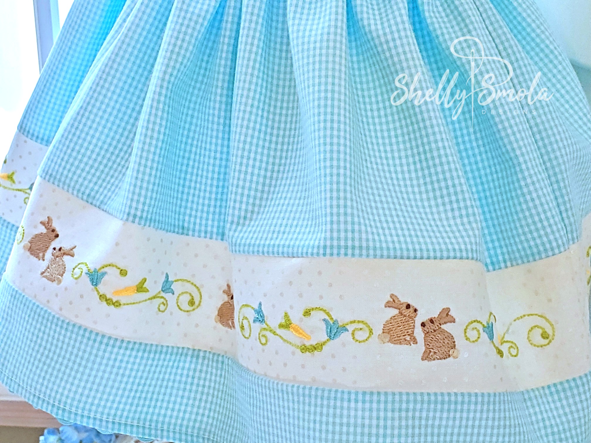 Sweet Bunny Sundress - Shelly Smola Designs - Embroidery - Shelly Smola ...