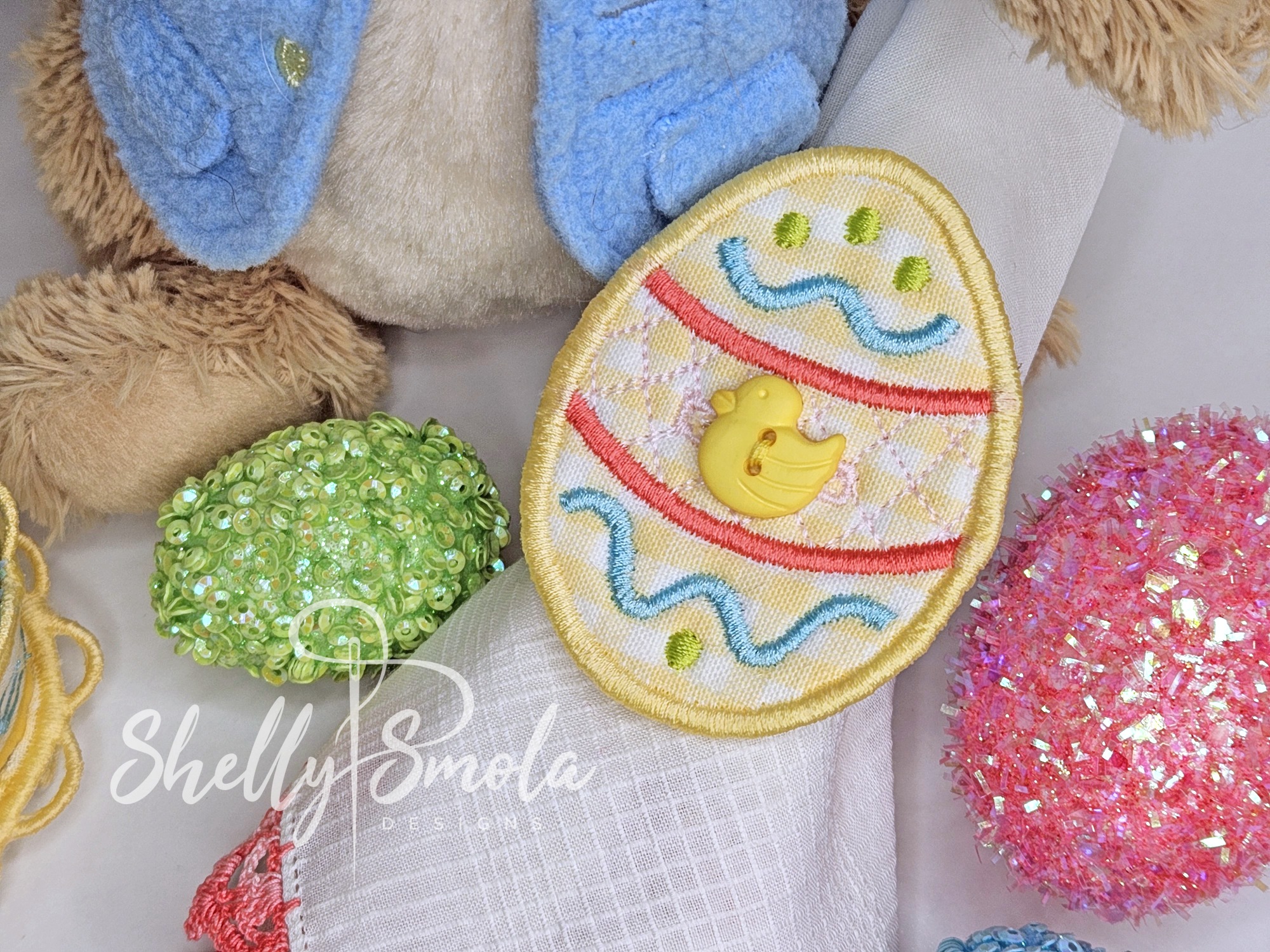 Bunny Bobbles - Shelly Smola Designs - Machine Embroidery - Shelly ...