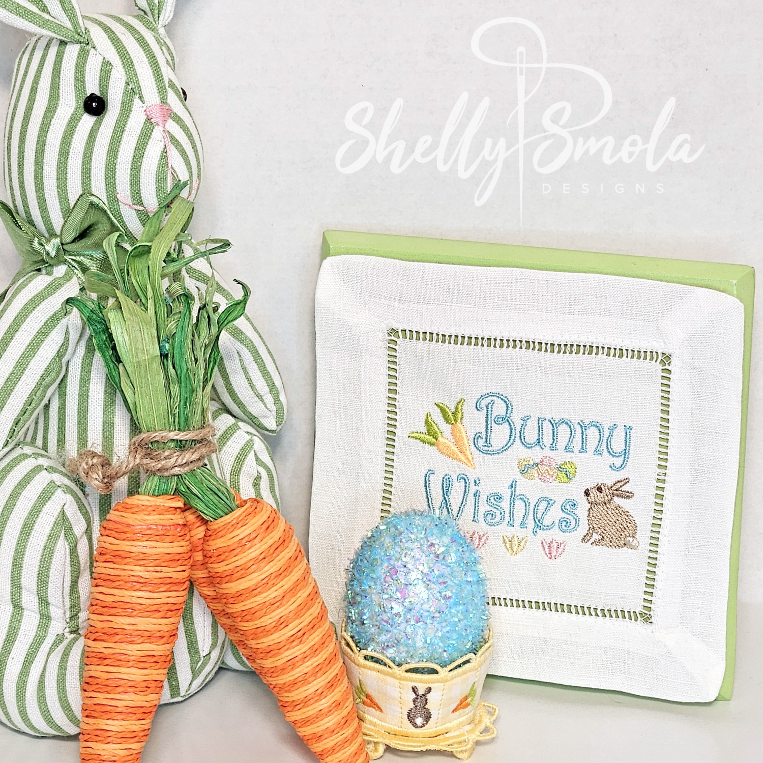 Bunny Wishes - Shelly Smola Designs - Machine Embroidery Designs ...