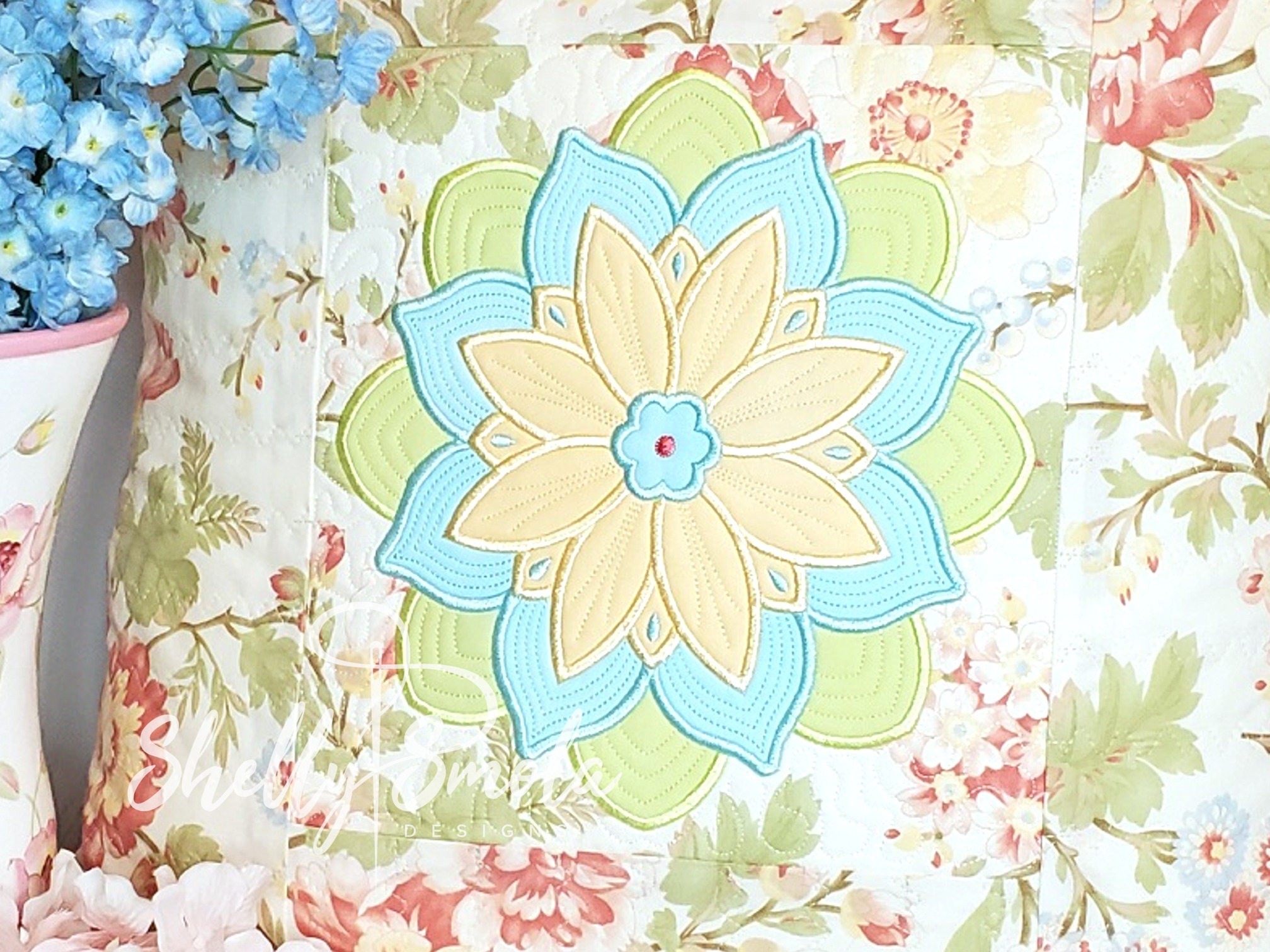 Flower Splash - Shelly Smola Designs - Machine Embroidery - Shelly ...
