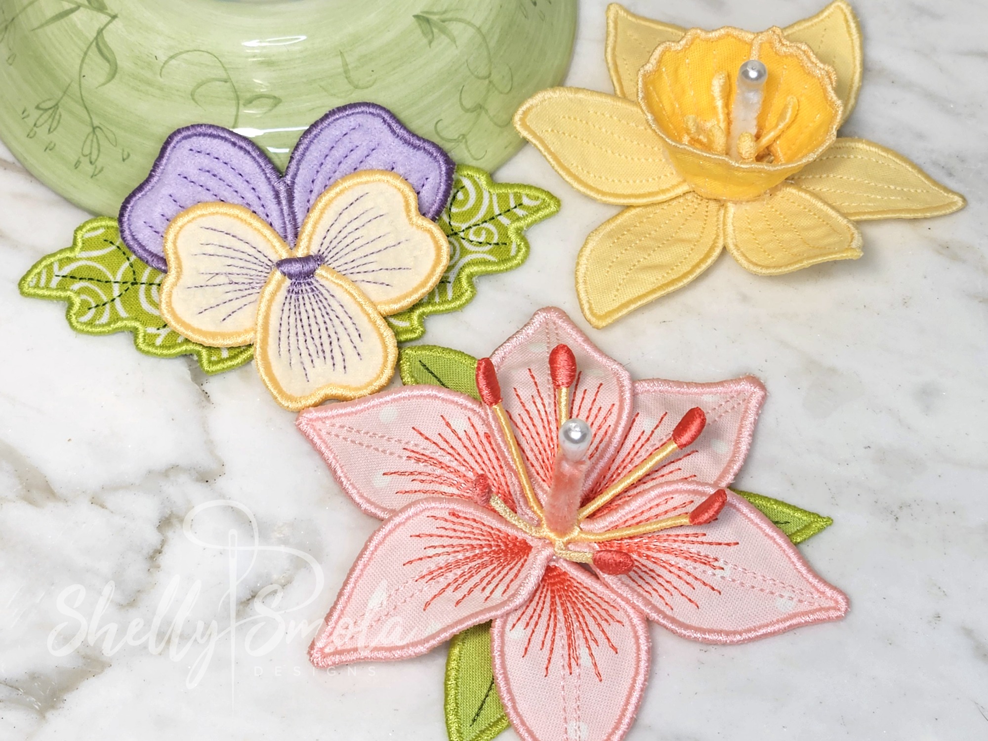 Spring Fling - Shelly Smola Designs - Machine Embroidery - Shelly Smola ...