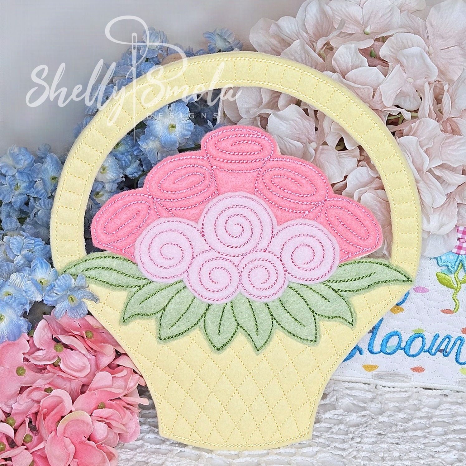 May Flower Trivets - Shelly Smola Designs - Machine Embroidery Designs ...