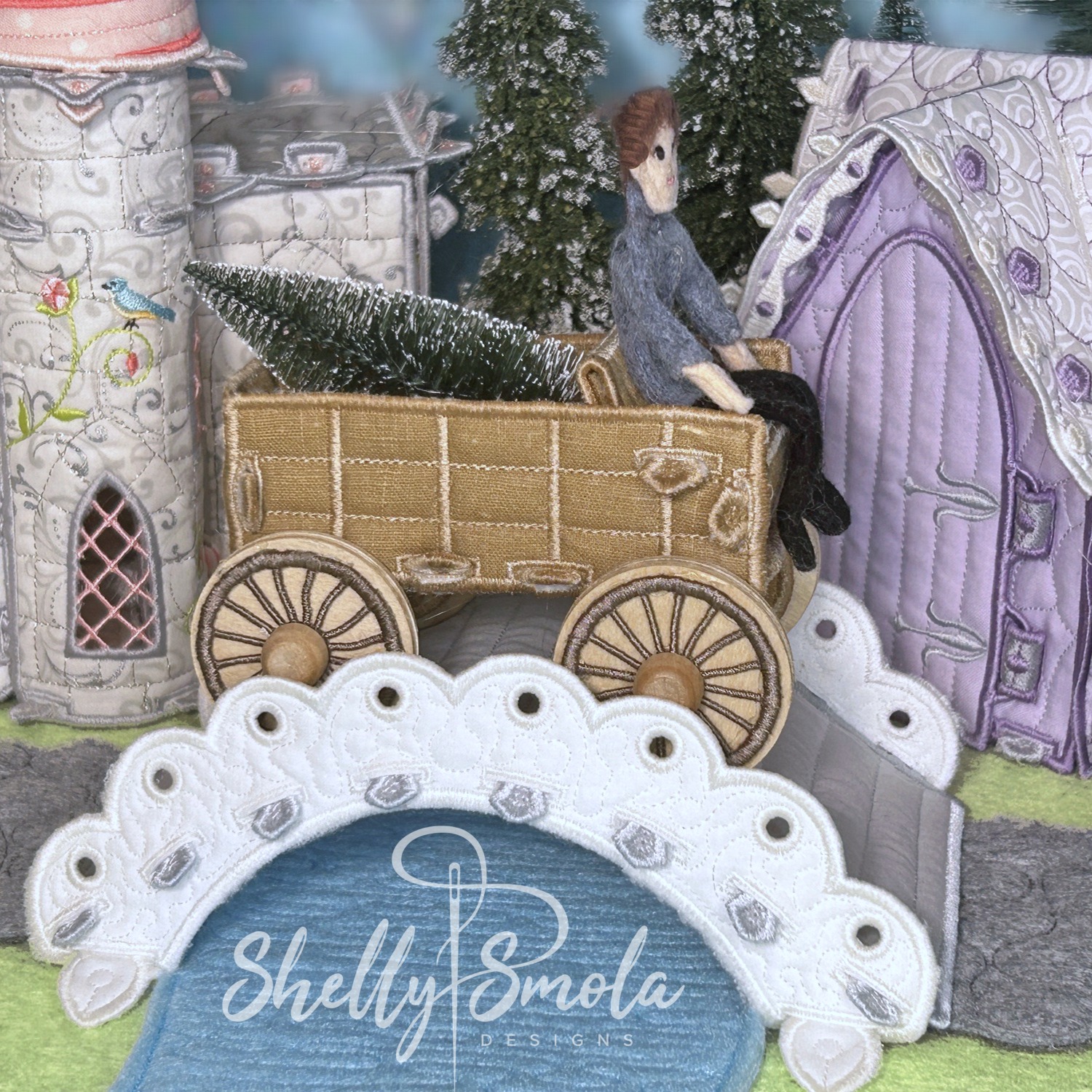 Enchanted Bridges - Shelly Smola Designs - Machine Embroidery Designs ...