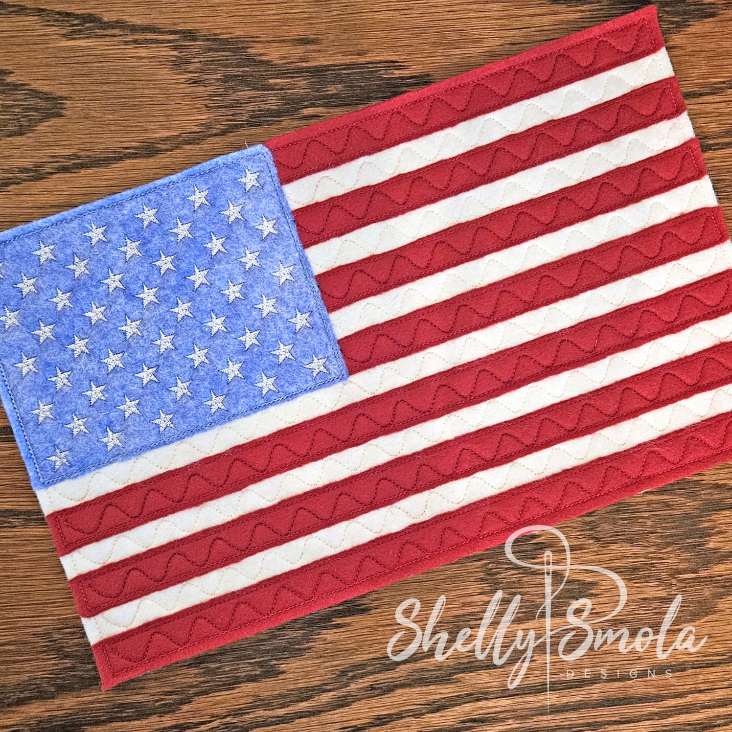 Star Spangled Trivets - Shelly Smola Designs - Machine Embroidery ...