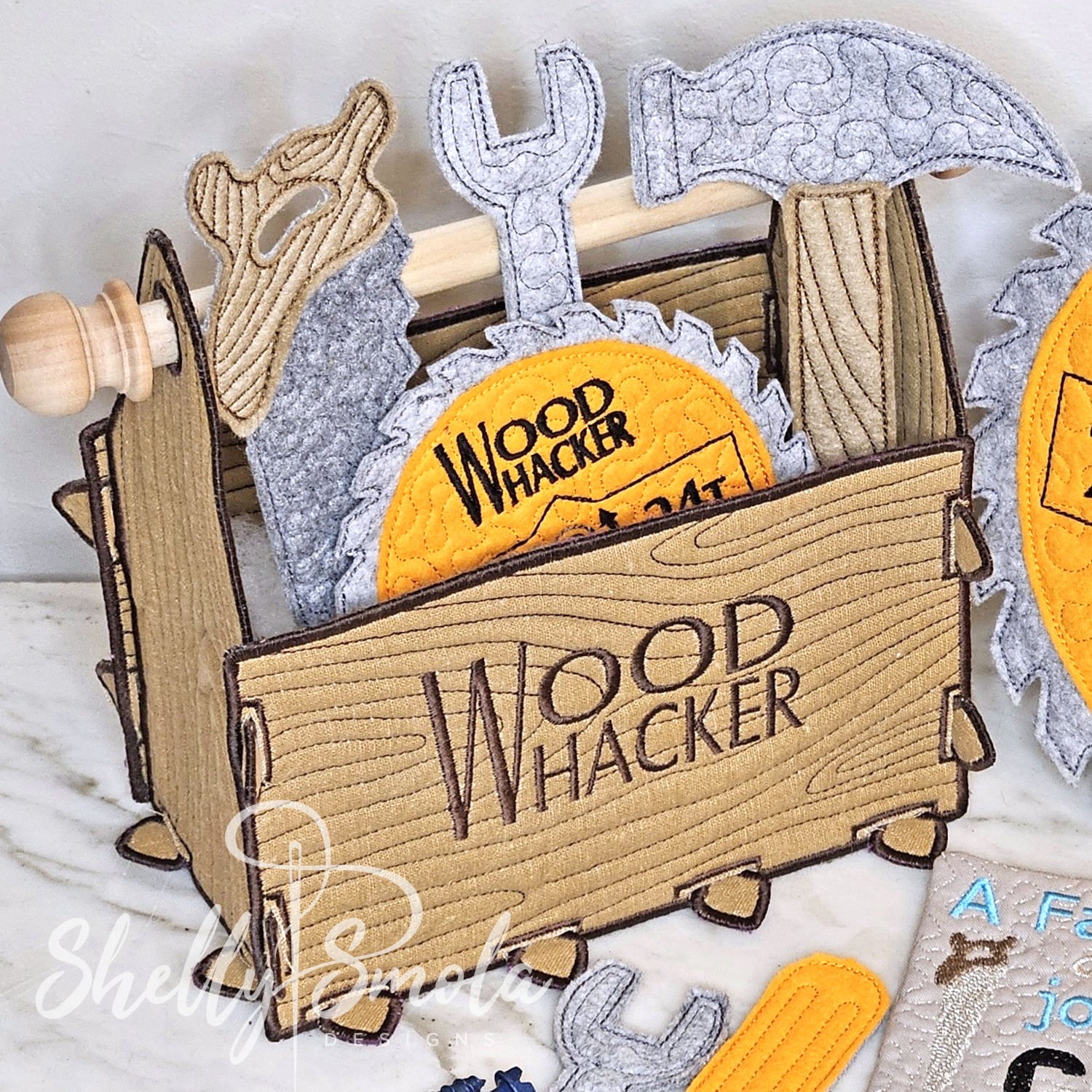 Tool Time Tool Box - Shelly Smola Designs - Machine Embroidery Designs ...