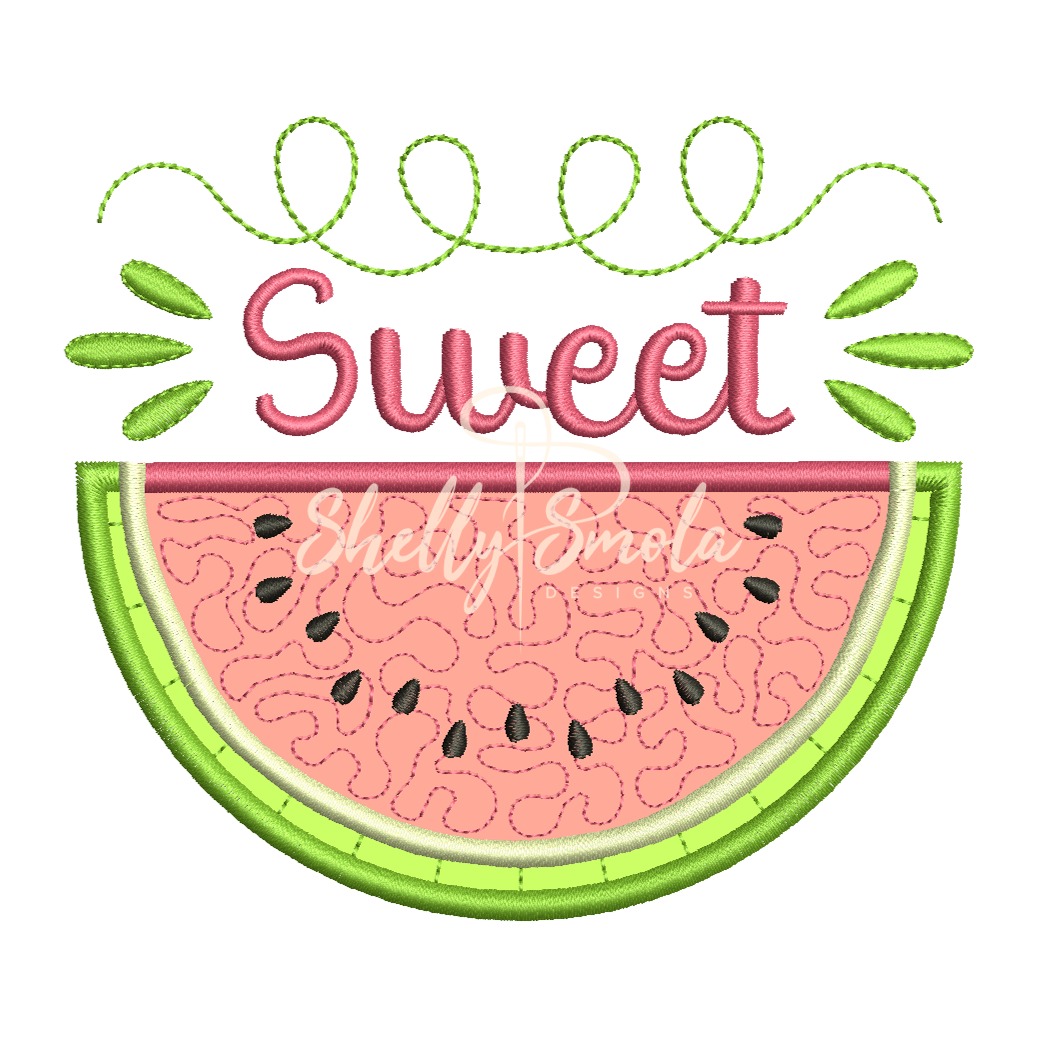 Farm Fresh Watermelons - Shelly Smola Designs - Embroidery - Shelly ...