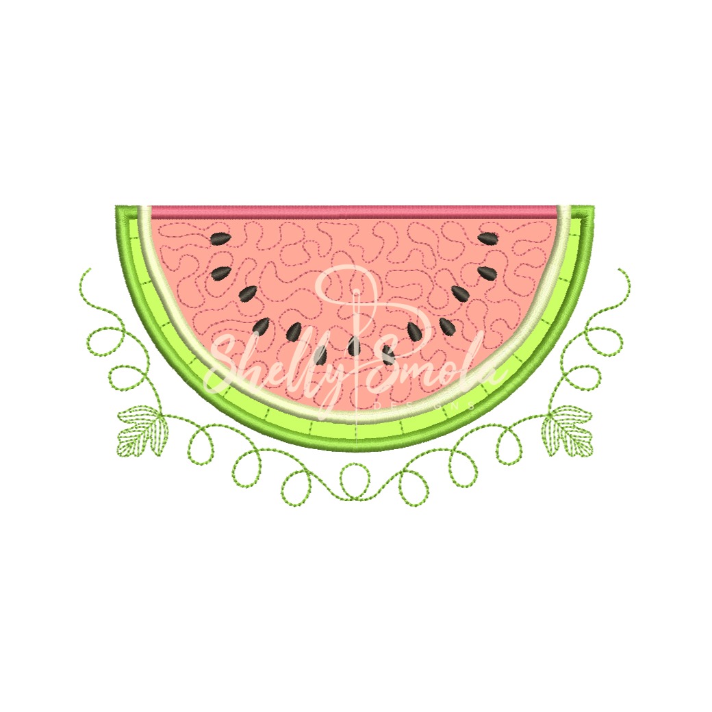 Farm Fresh Watermelons - Shelly Smola Designs - Embroidery - Shelly ...