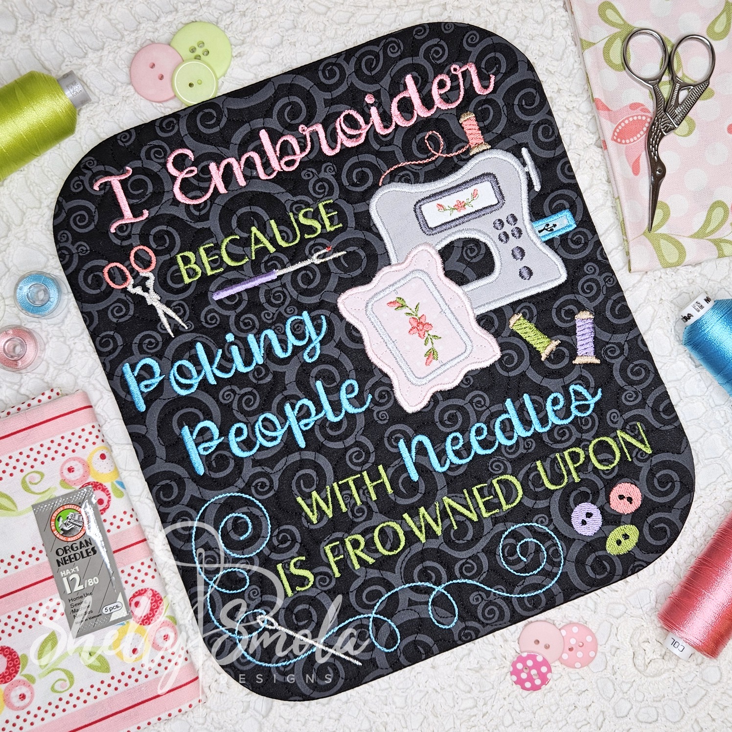 Poking People - Shelly Smola Designs - Embroidery - Shelly Smola Designs