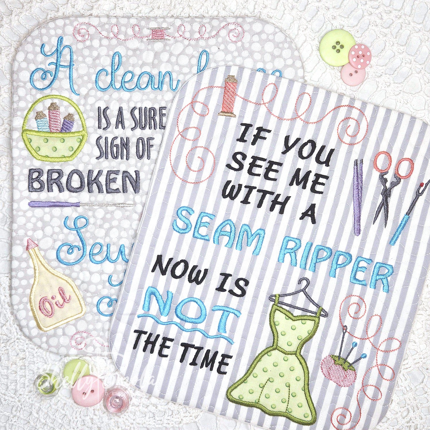 Seam Ripper - Shelly Smola Designs - Embroidery - Shelly Smola Designs