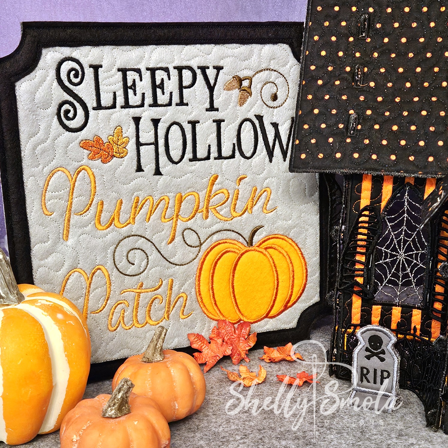 Sleepy Hollow Trivets - Shelly Smola Designs - Machine Embroidery ...