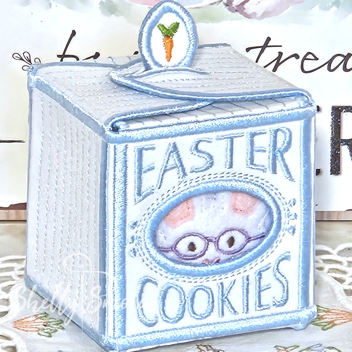 Easter Cookie Box - Shelly Smola Designs - Machine Embroidery Designs ...