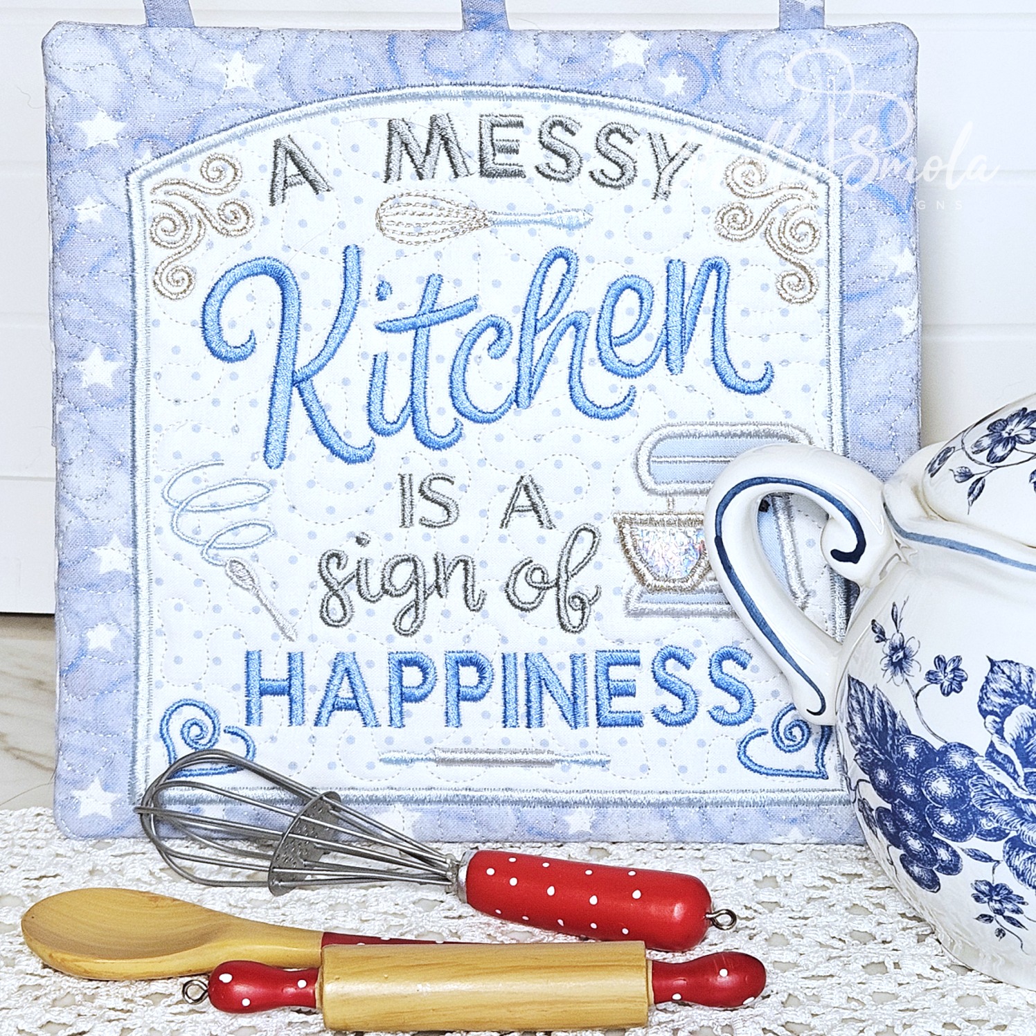 Messy Kitchen - Shelly Smola Designs - Embroidery - Shelly Smola Designs