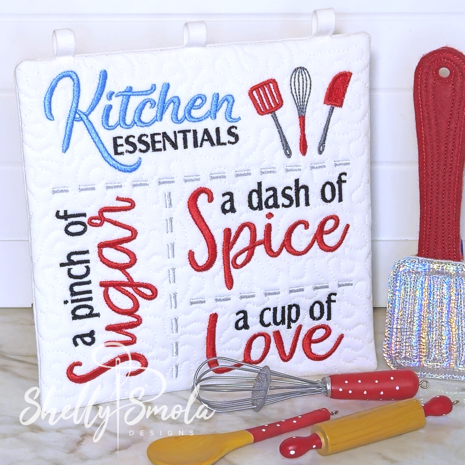 Kitchen Essentials - Shelly Smola Designs - Machine Embroidery - Shelly Smola Designs